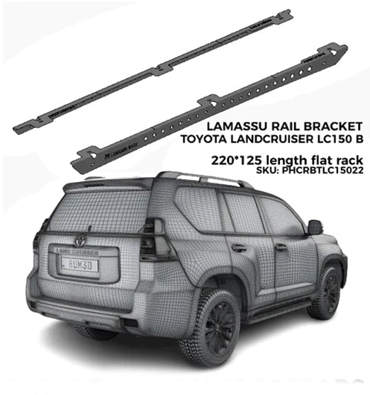 Buy Toyota Landcruiser LC150 Series Flat Roof Rack Online | LAMASSU ...