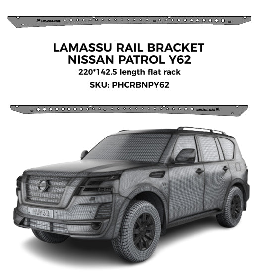 Buy Nissan Patrol Y62 Roof Rack Online | LAMASSU RACK – Lamassu-Rack