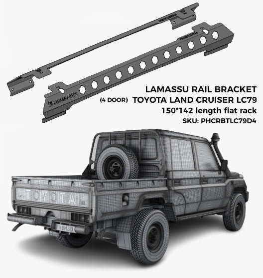 Buy Lc79 Toyota Land Cruiser Roof Rack 4 Door Online | LAMASSU RACK ...