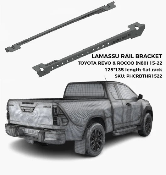 Buy Toyota Revo & Rocoo N80 2015 2022 Aluminium Flat Roof Rack Online ...