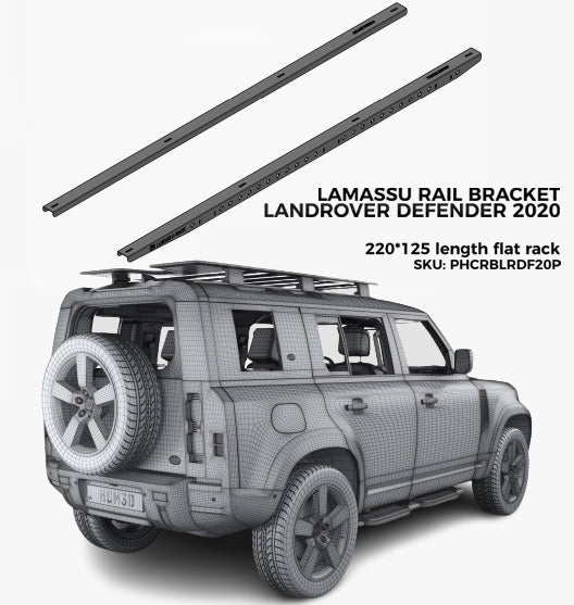 Buy Landrover Defender Aluminium Flat Roof Rack (2020+) Online ...