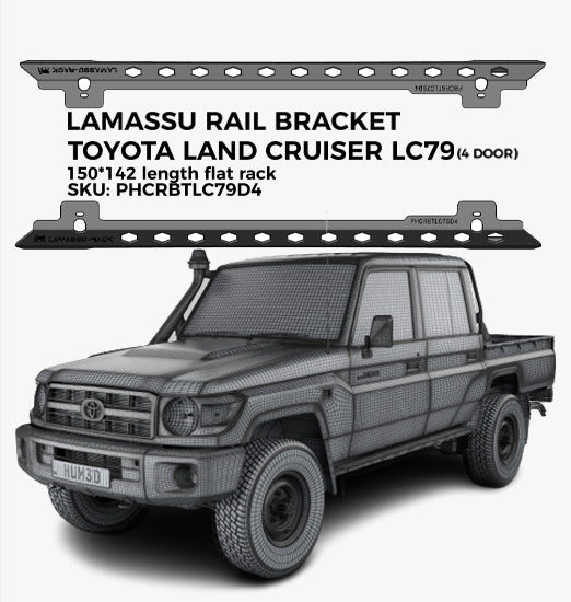 Buy Lc79 Toyota Land Cruiser Roof Rack 4 Door Online | LAMASSU RACK ...